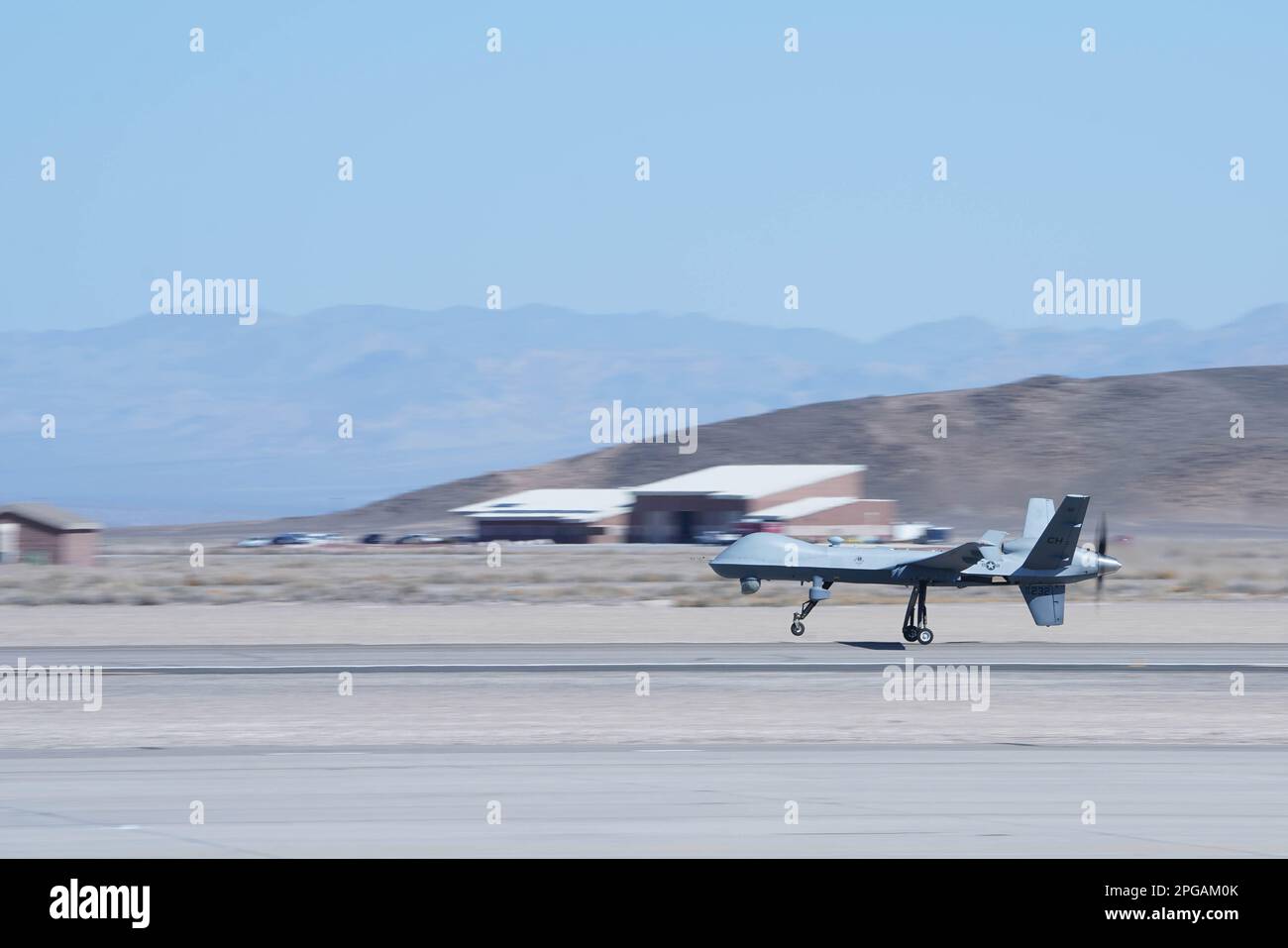 A U.S. Air Force MQ-9 Reaper, assigned to the 432nd Wing/432nd Air ...
