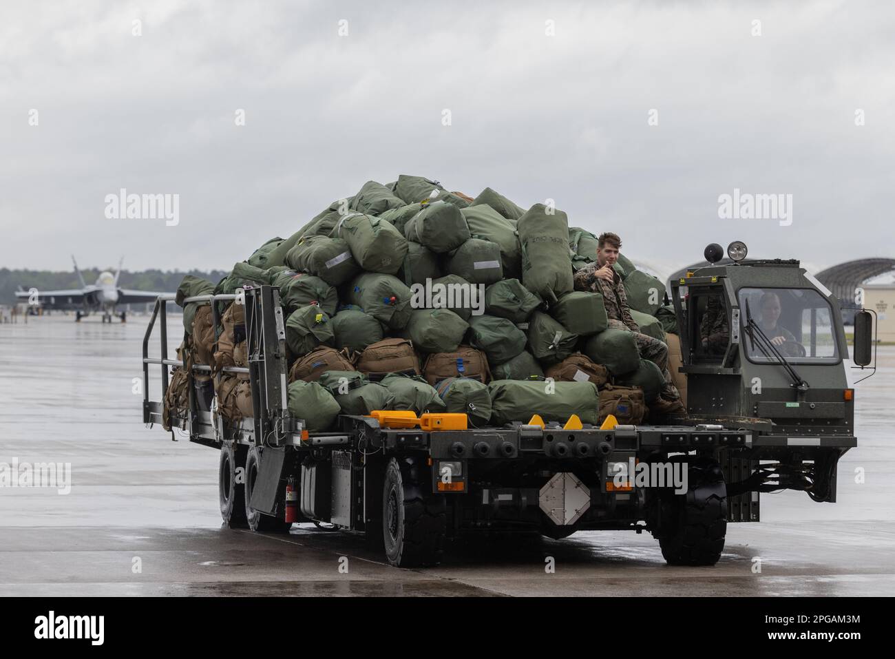 U.S. Marines with Marine Fighter Attack Squadron (VMFA) 312 prepare to ...