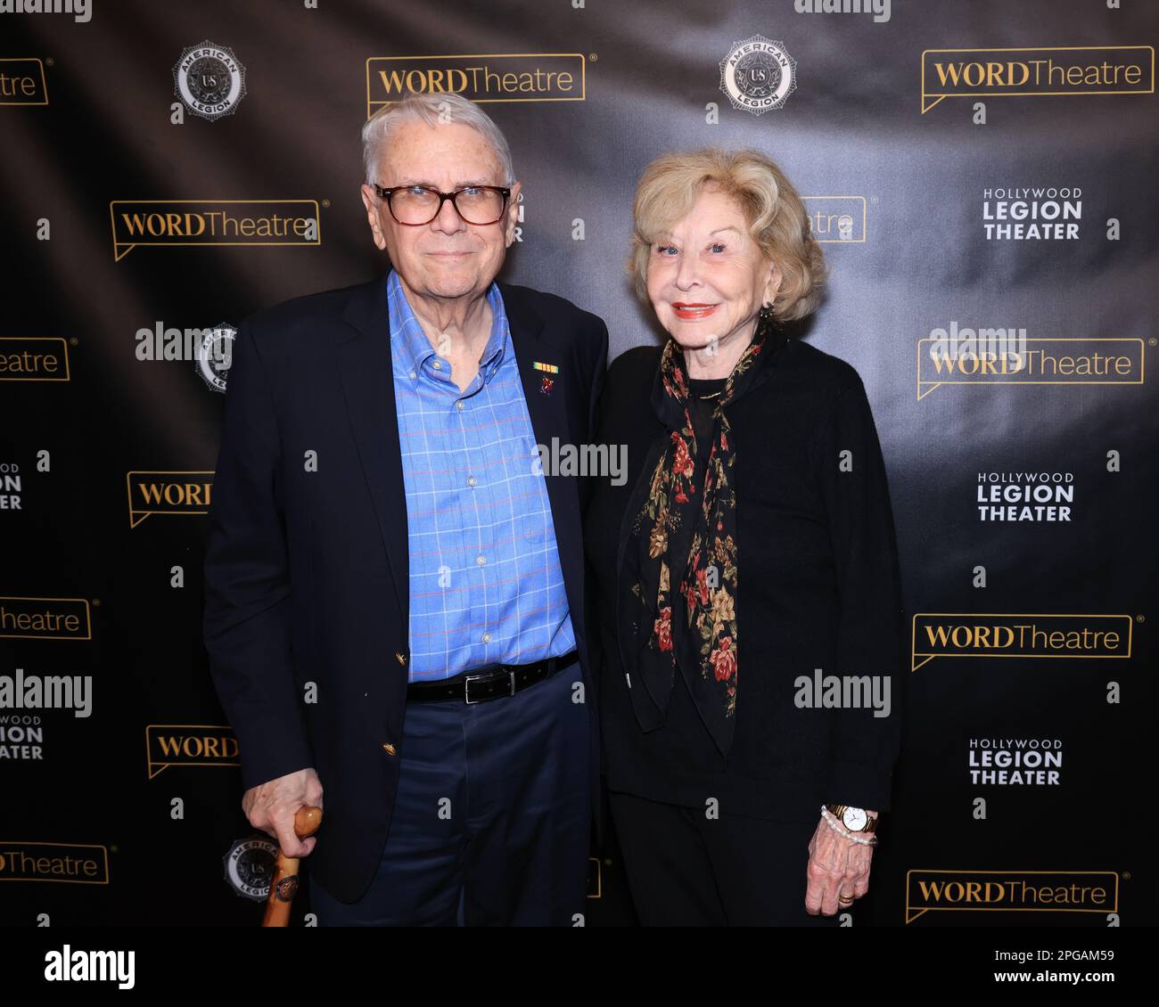 Hollywood, California, USA. 18th March, 2023. John Doherty and actress MIchael Learned attending ...