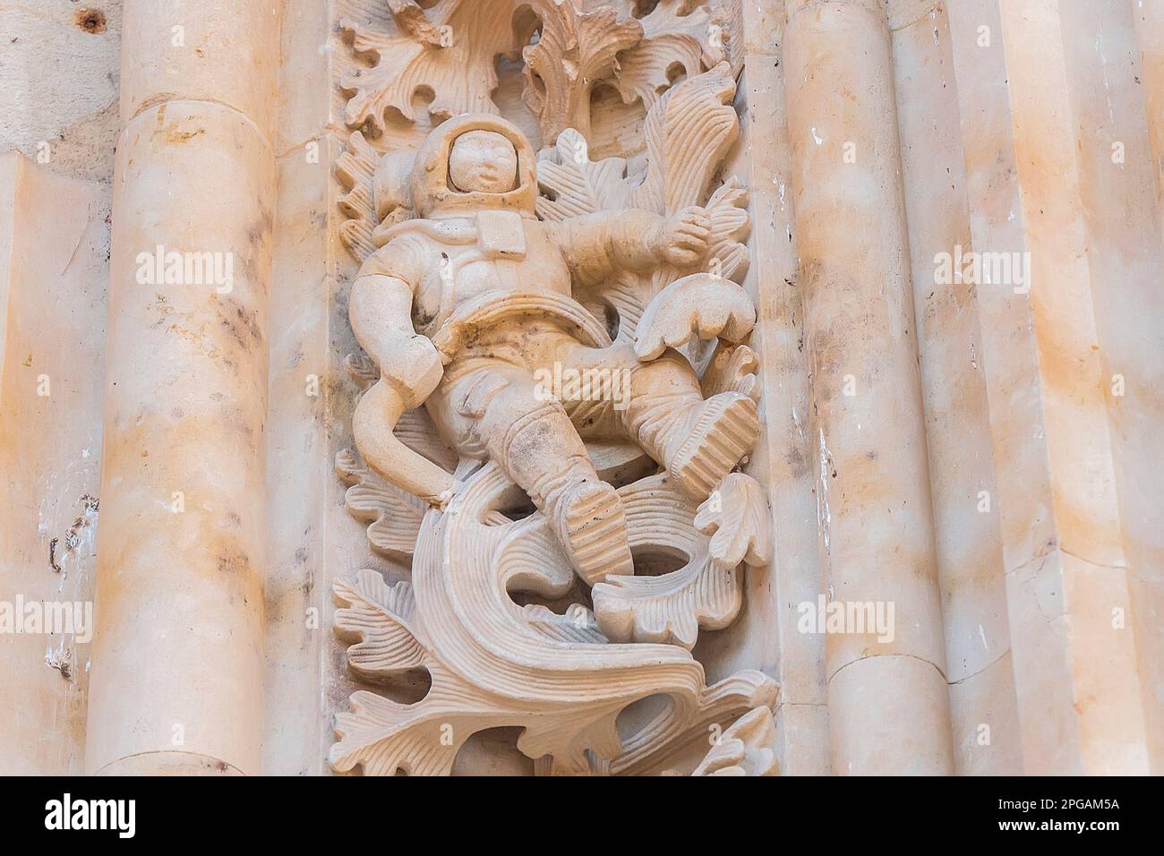 Salamanca Astronaut Carving