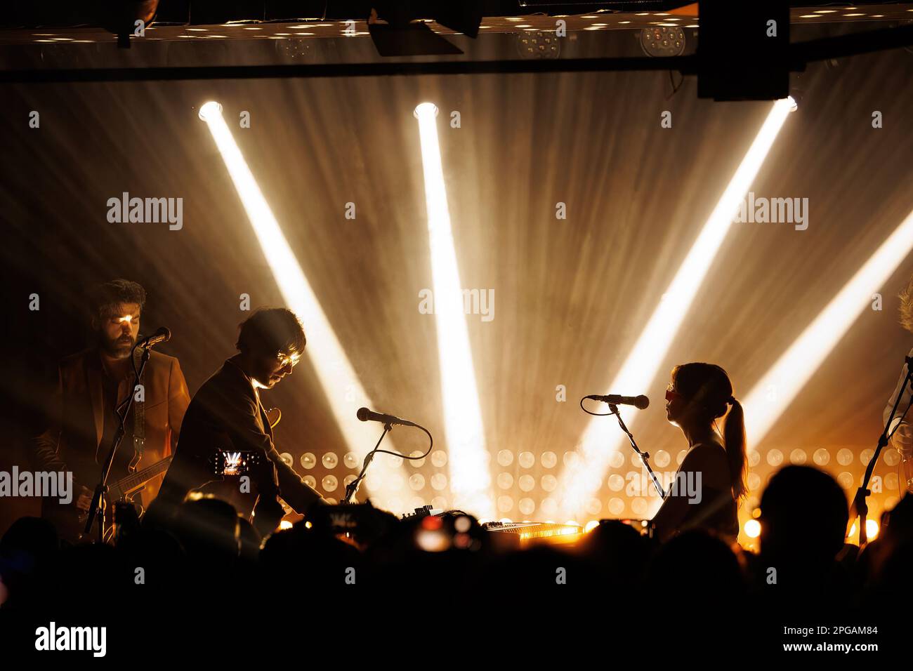BARCELONA - MAR 11: Rufus T. Firefly (Spanish psychedelic rock band ...