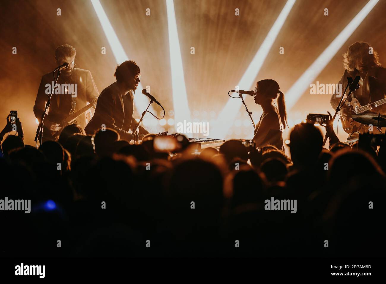 BARCELONA - MAR 11: Rufus T. Firefly (Spanish psychedelic rock band ...