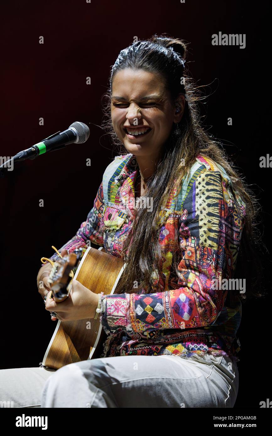 BARCELONA - MAR 14: Steph Strings performs on stage at Sant Jordi Club ...