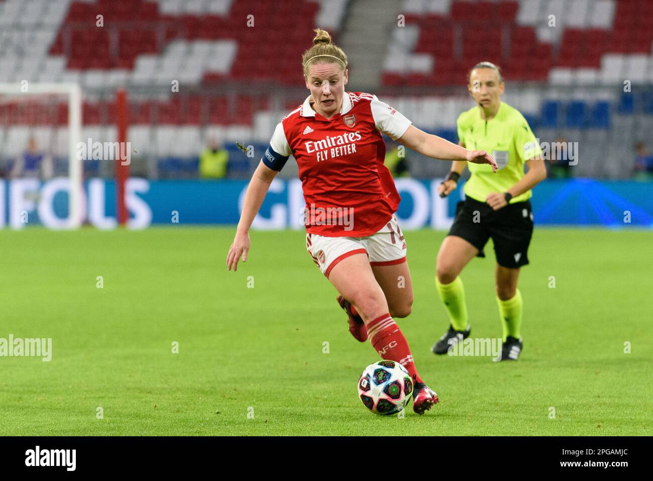 Munich, Germany, MAR 21th 2023: Kim Little (10 Arsenal FC) during the ...