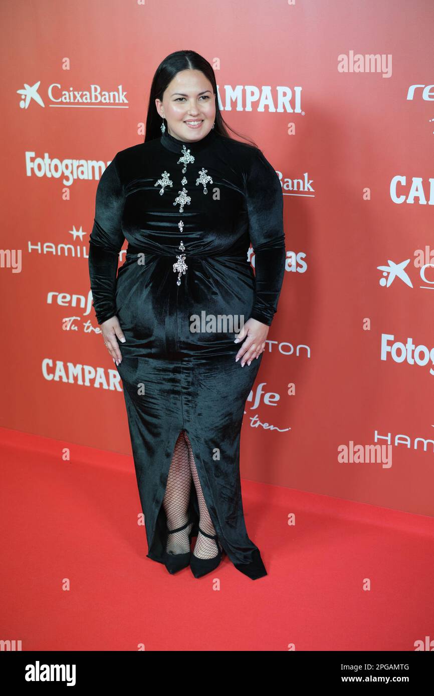 Madrid, Spain. 21st Mar, 2023. Laura Galan attends the "Fotogramas De ...