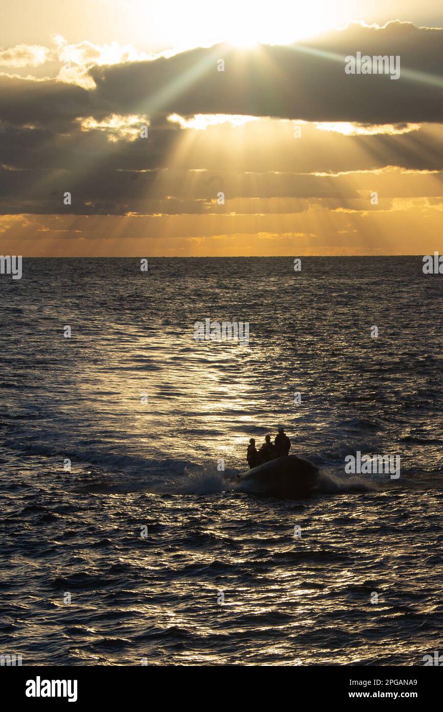 Sailors assigned to the first-in-class aircraft carrier USS Gerald R ...