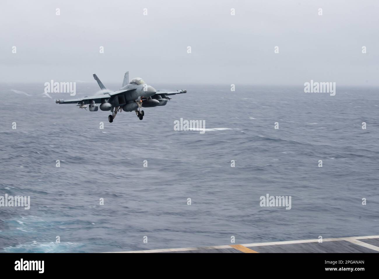 An E/A-18G Growler, assigned to the "Gray Wolves" of Electronic Attack ...