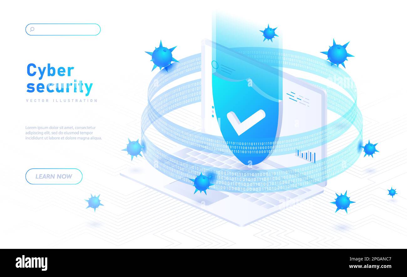 Cyber security concept Stock Vector Image & Art - Alamy