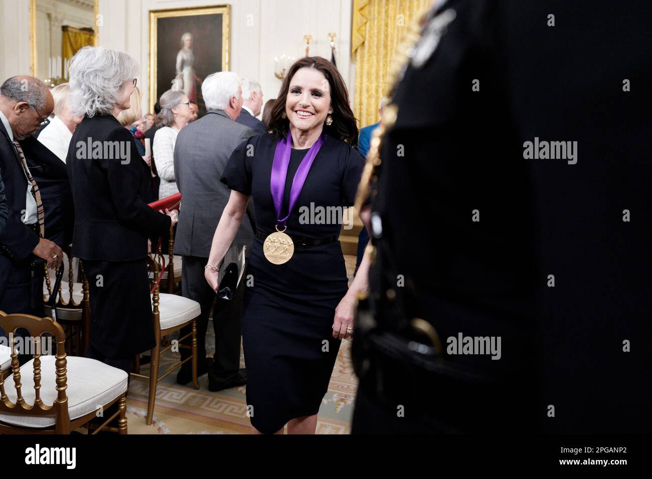 Washington United States 21st Mar 2023 Julia Louis Dreyfus Leaves