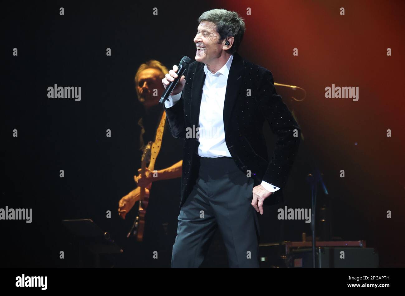 Bologna, Italy, March 21, 2023 - Italian legend singer Gianni Morandi ...