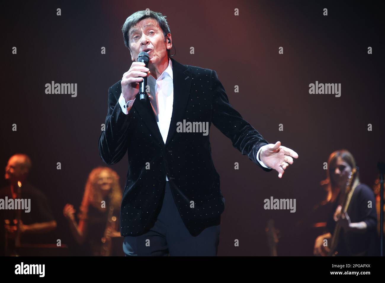 Bologna, Italy, March 21, 2023 - Italian legend singer Gianni Morandi ...