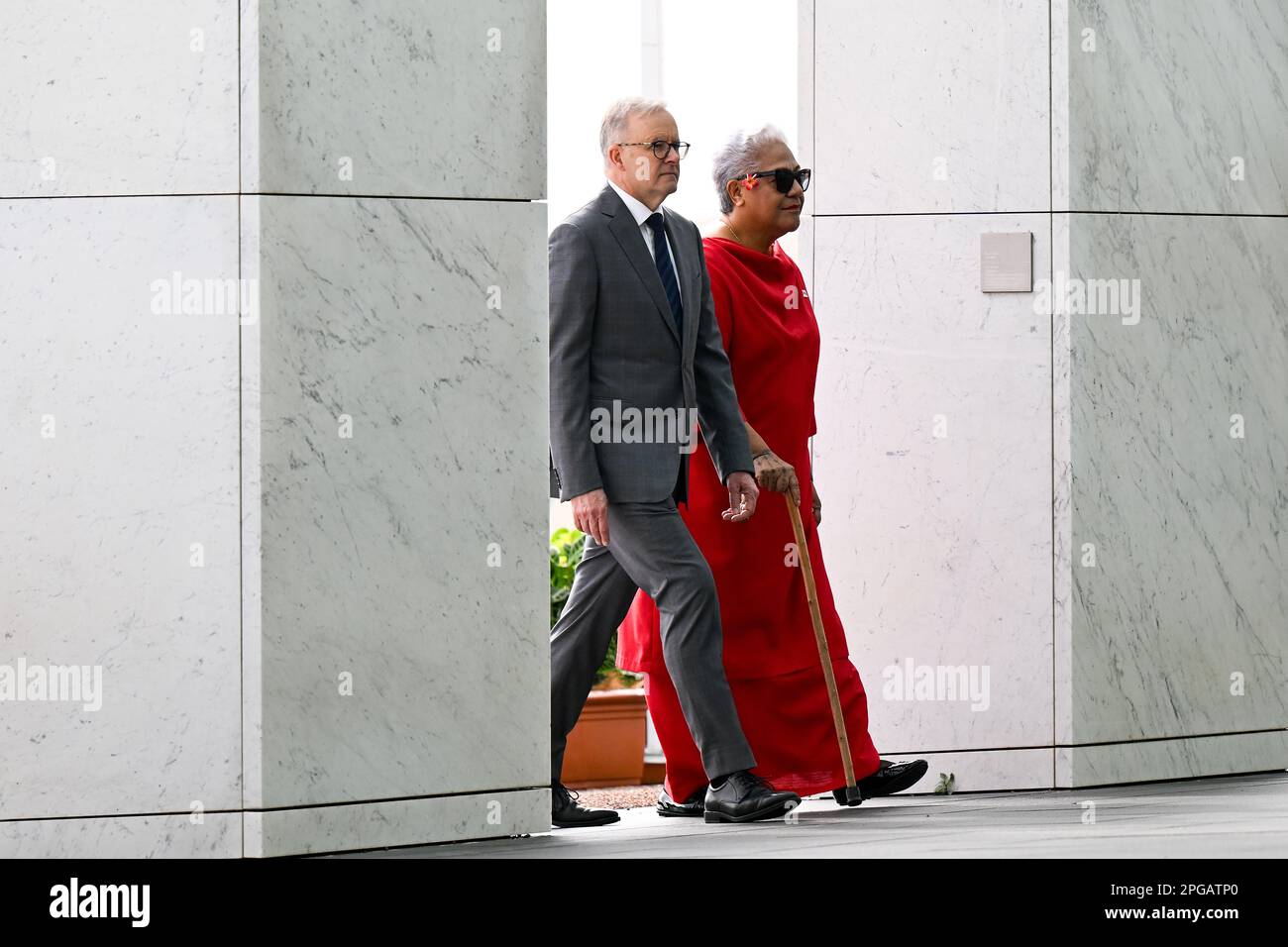 Samoan Prime Minister Fiamē Naomi Mata'afa and Australian Prime ...