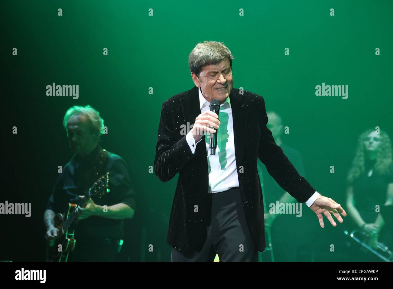 Bologna, Italy, March 21, 2023 - Italian legend singer Gianni Morandi ...