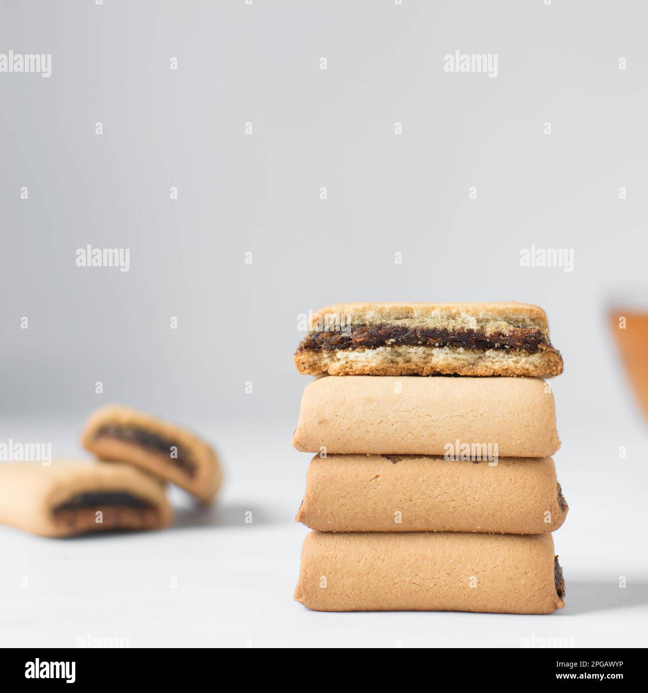 Date filled sugar cookies, homemade vanilla sugar cookies with a date ...