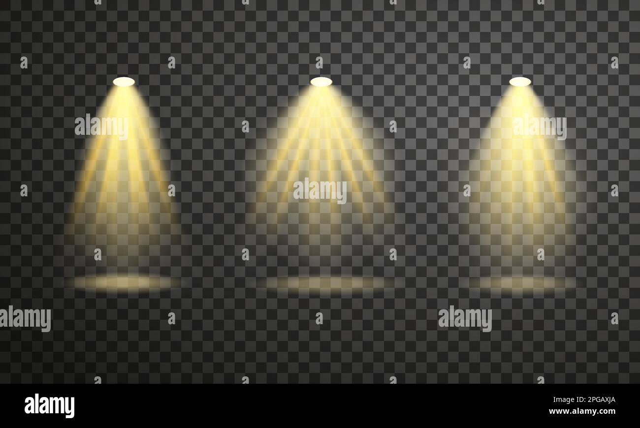 Vector light effects. Soft abstract electic rays Stock Vector Image ...