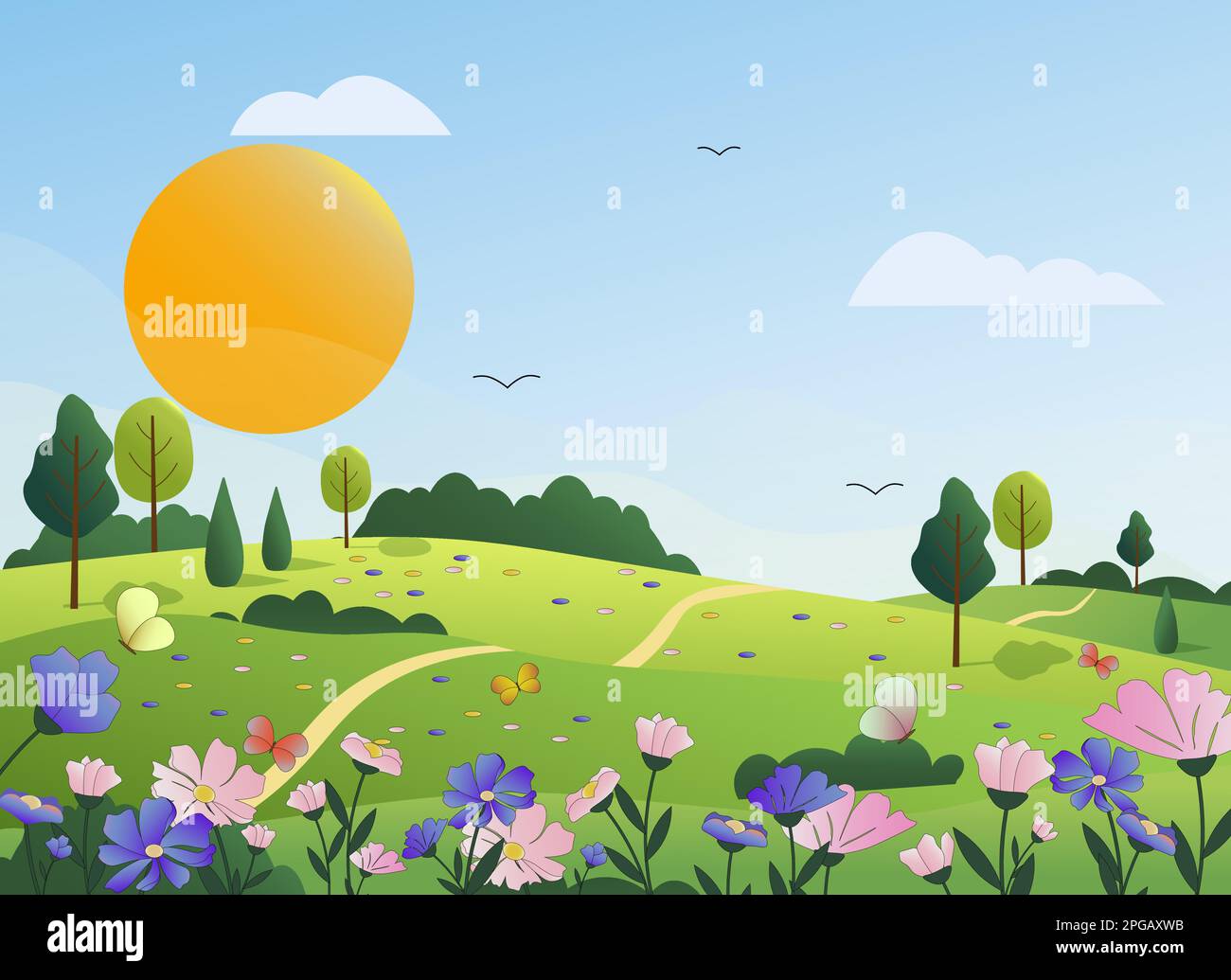 Get well flowers cartoon hi-res stock photography and images - Alamy