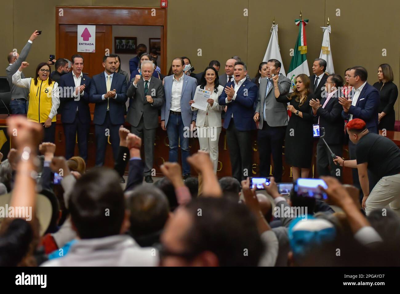 March 21, 2023 Toluca Mexico : Alejandra del Moral Vela presented her ...