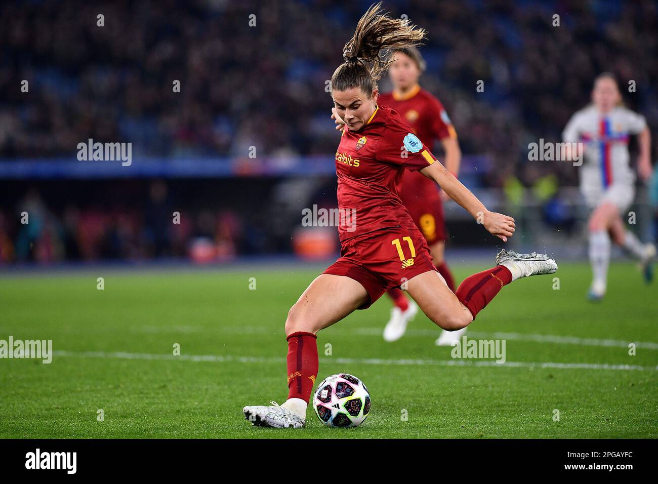 Emilie Bosshard Haavi of AS Roma during the UEFA Women’s Champions ...