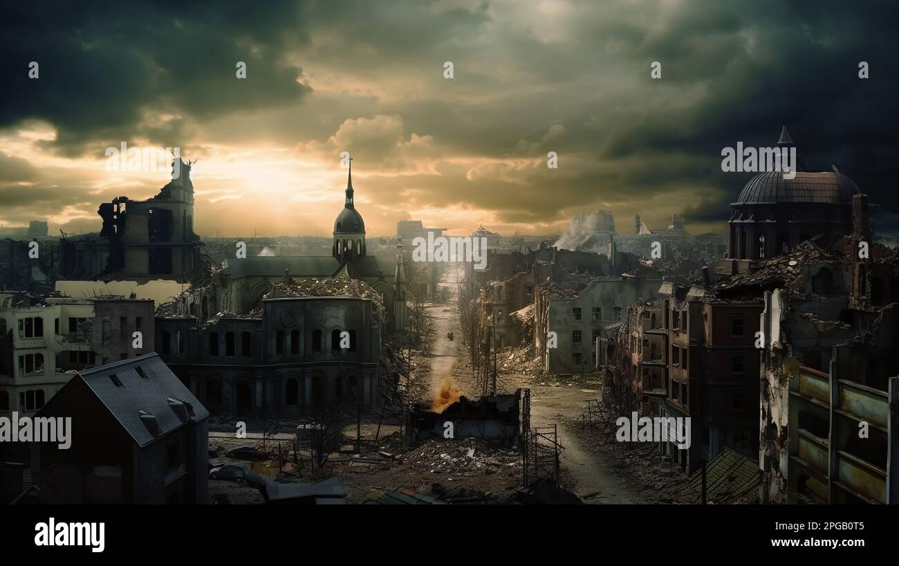 Nuclear disaster aftermath hi-res stock photography and images - Alamy