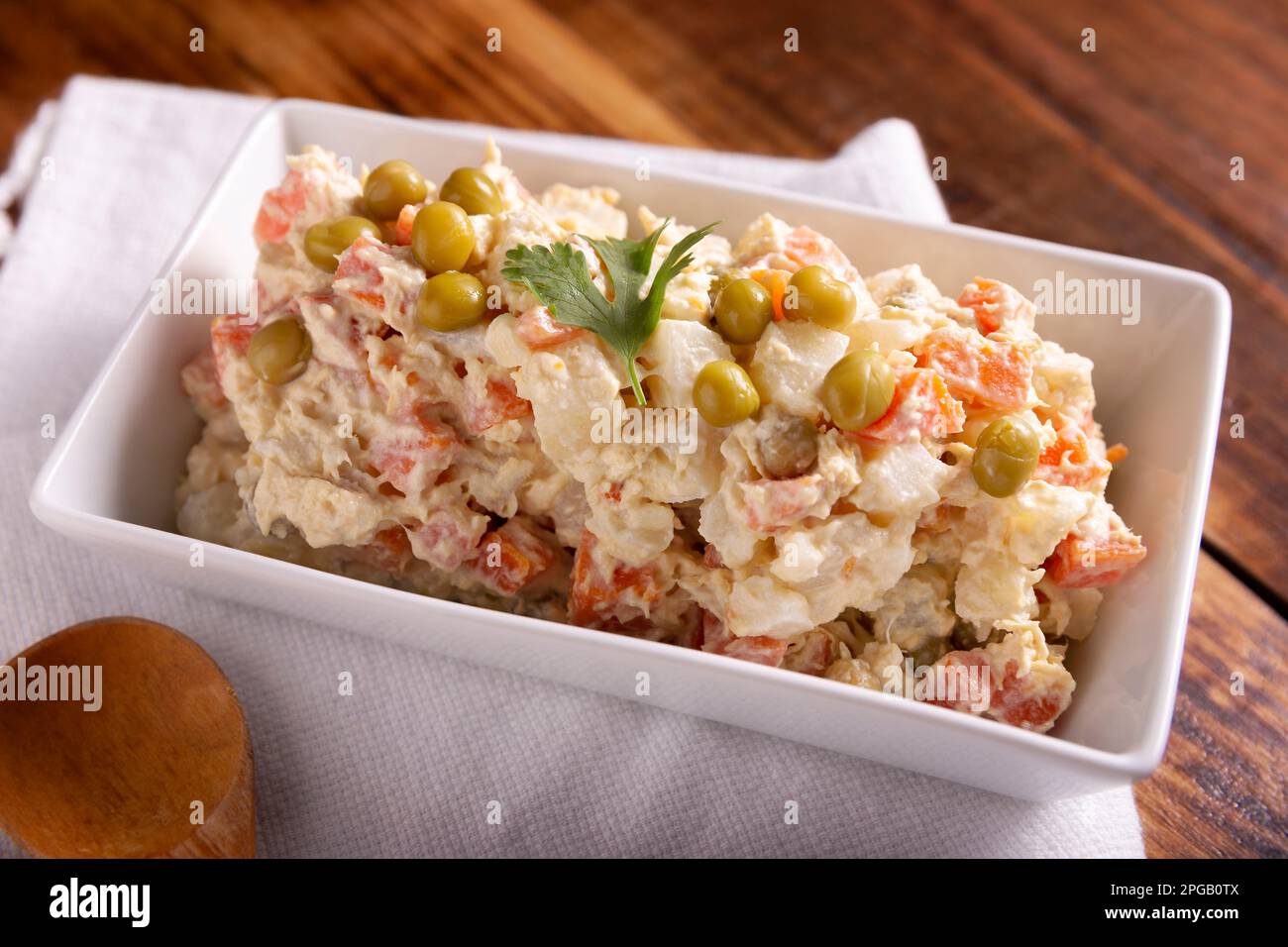 Russian Salad, also known as Oliver Salad. Very popular dish in several ...