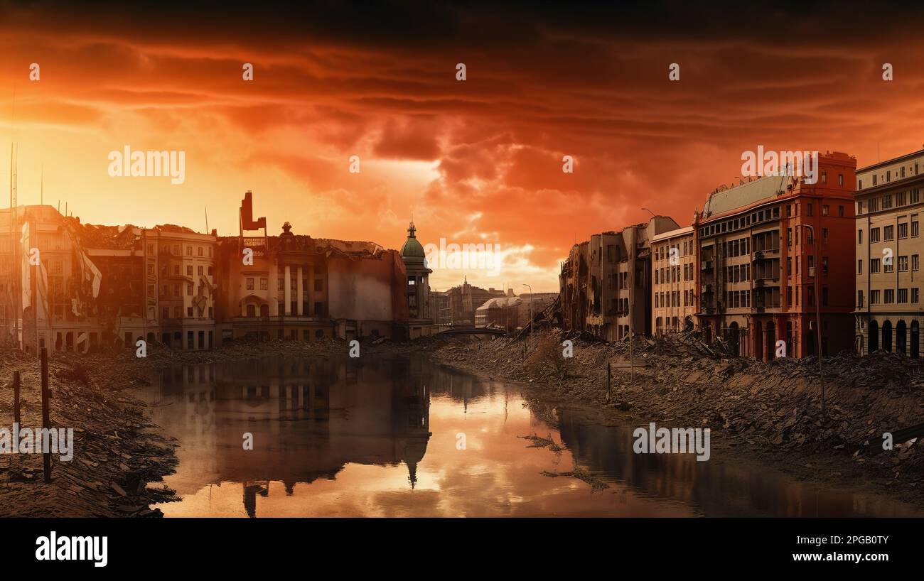 Nuclear disaster aftermath hi-res stock photography and images - Alamy