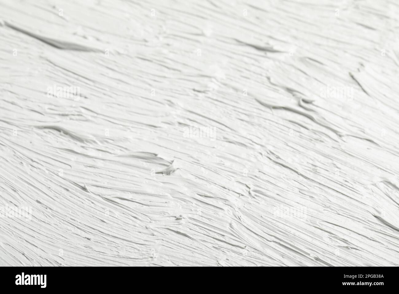 Texture of white oil paint as background, closeup Stock Photo - Alamy