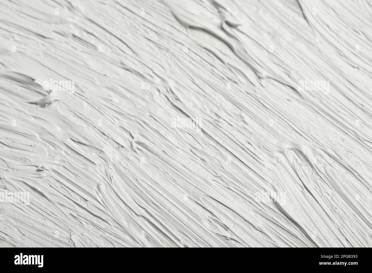 Texture of white oil paint as background, closeup Stock Photo - Alamy