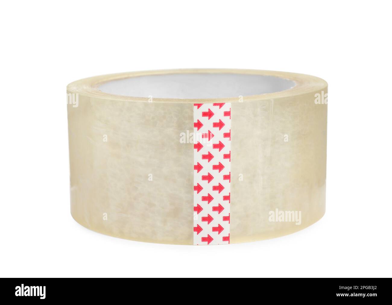 Roll of adhesive tape isolated on white Stock Photo - Alamy