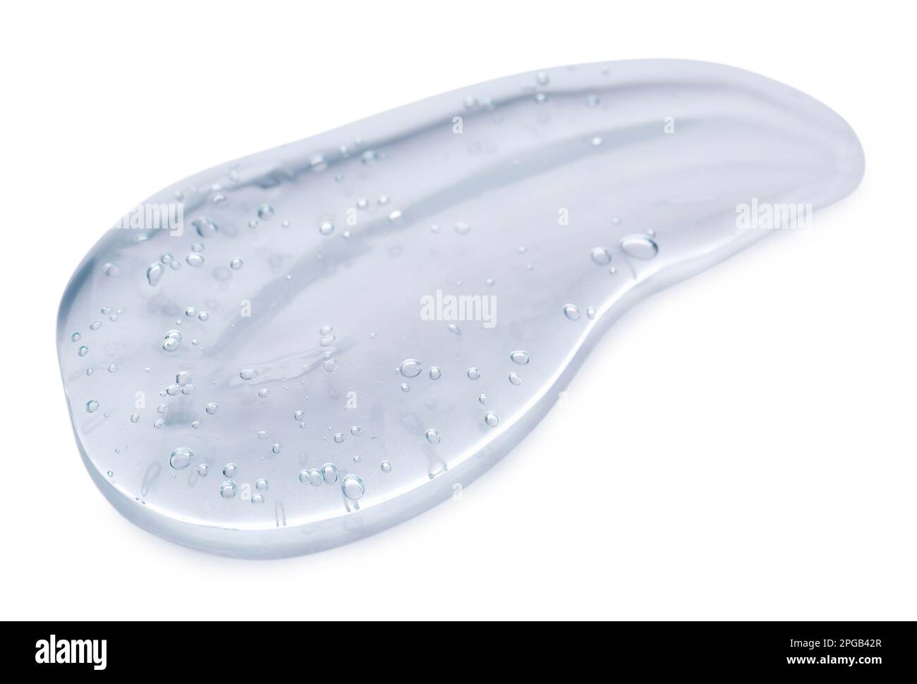Transparent gel smear smudge Cut Out Stock Images & Pictures - Alamy