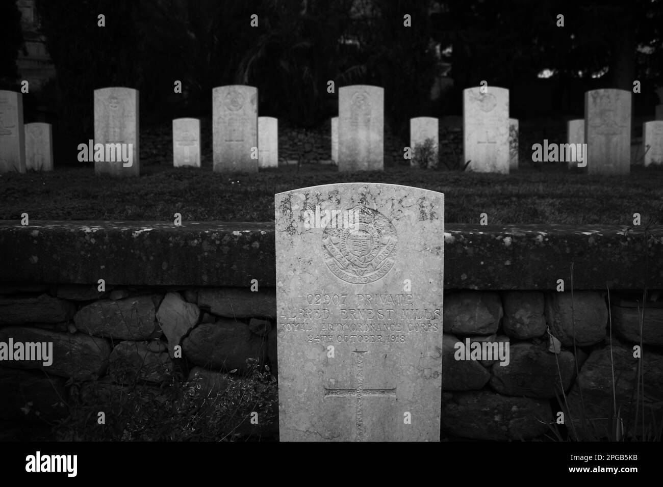 British military cemetery Stock Photo - Alamy