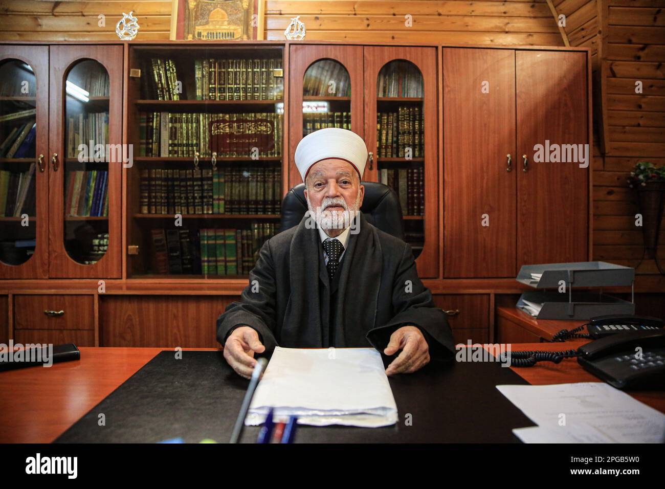 Jerusalem, Israel. 21st Mar, 2023. Mufti of Jerusalem and the ...