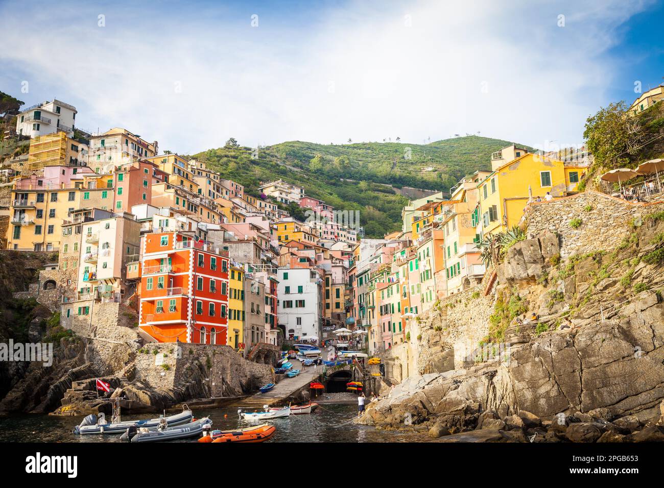 In Cinque Terre area, Rio Maggiore is one of the most beautiful town ...