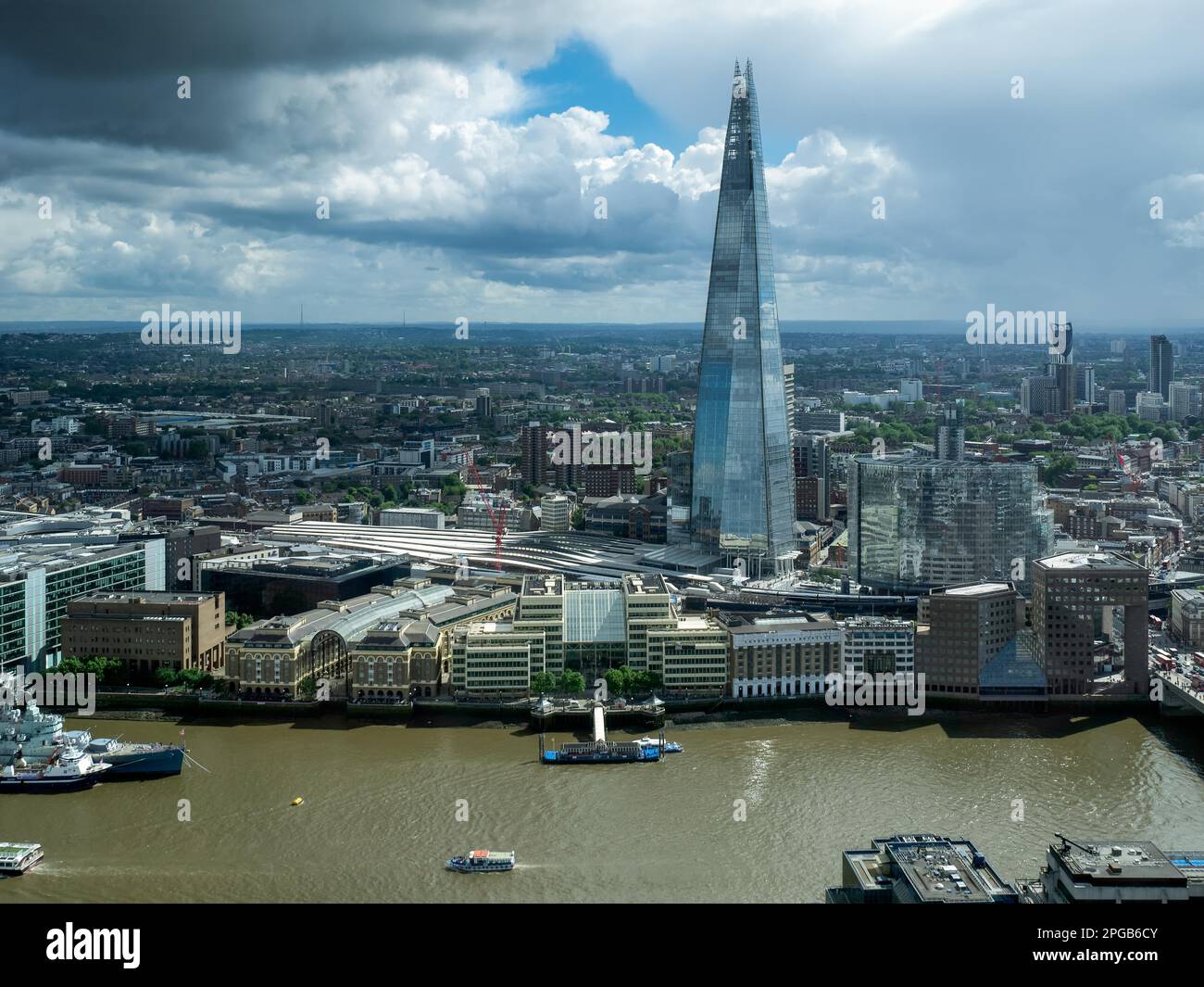 View of the Shard Building in London Stock Photo - Alamy