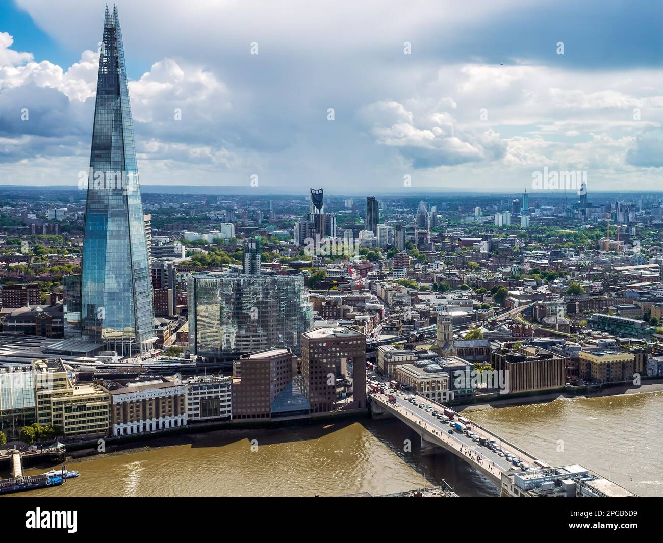View of the Shard Building in London Stock Photo - Alamy