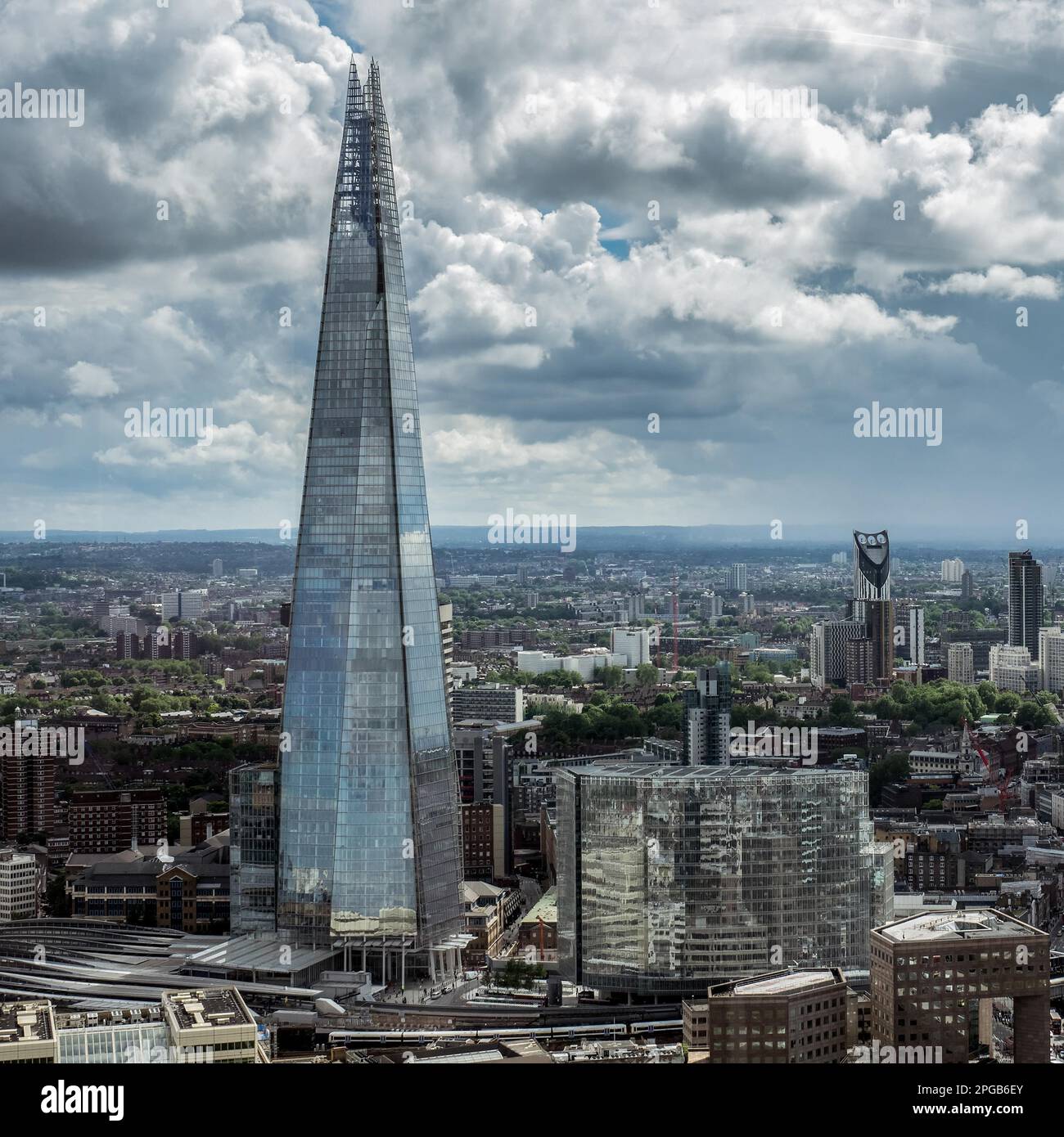 View of the Shard Building in London Stock Photo - Alamy