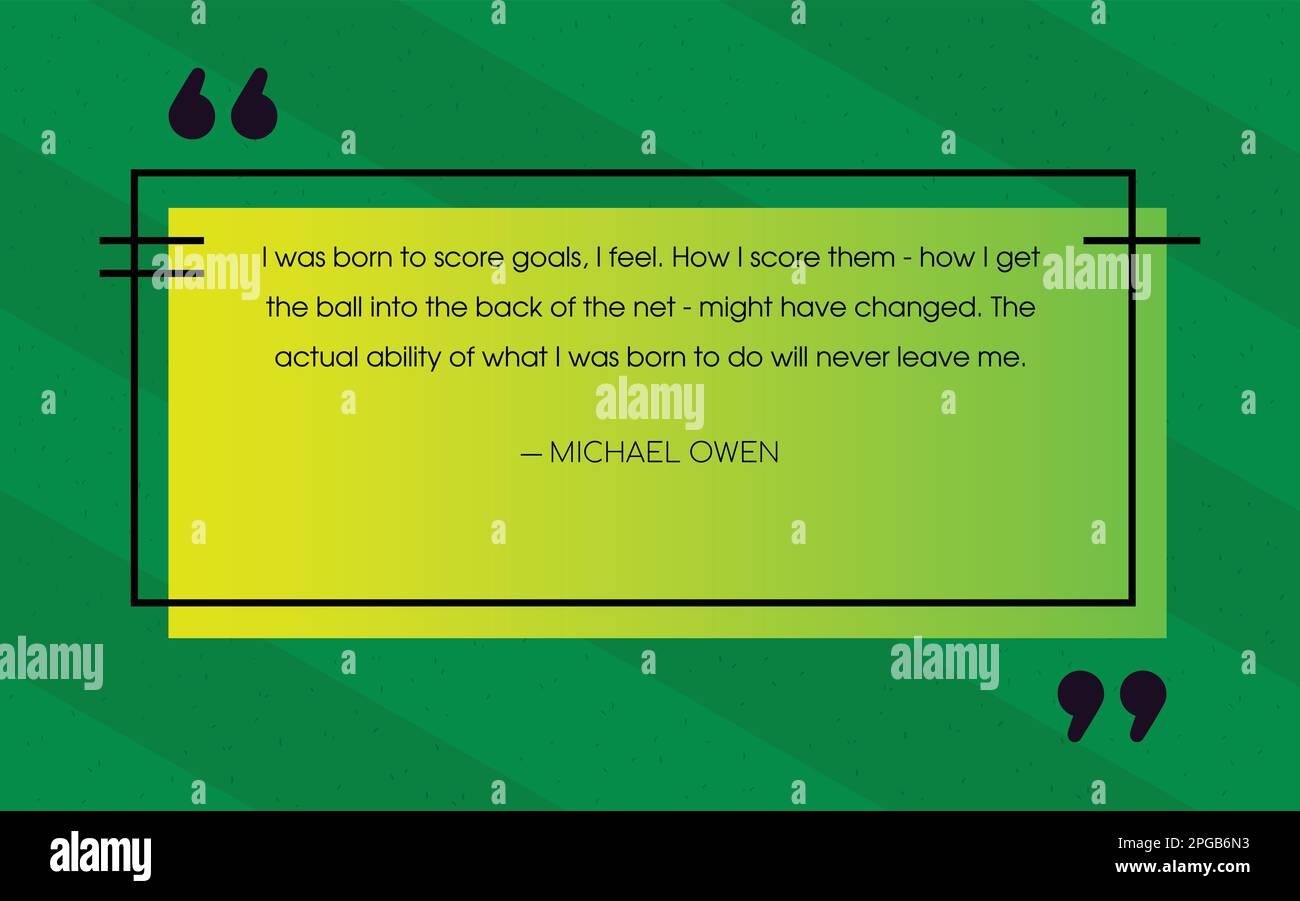 Michael owen illustration hi-res stock photography and images - Alamy