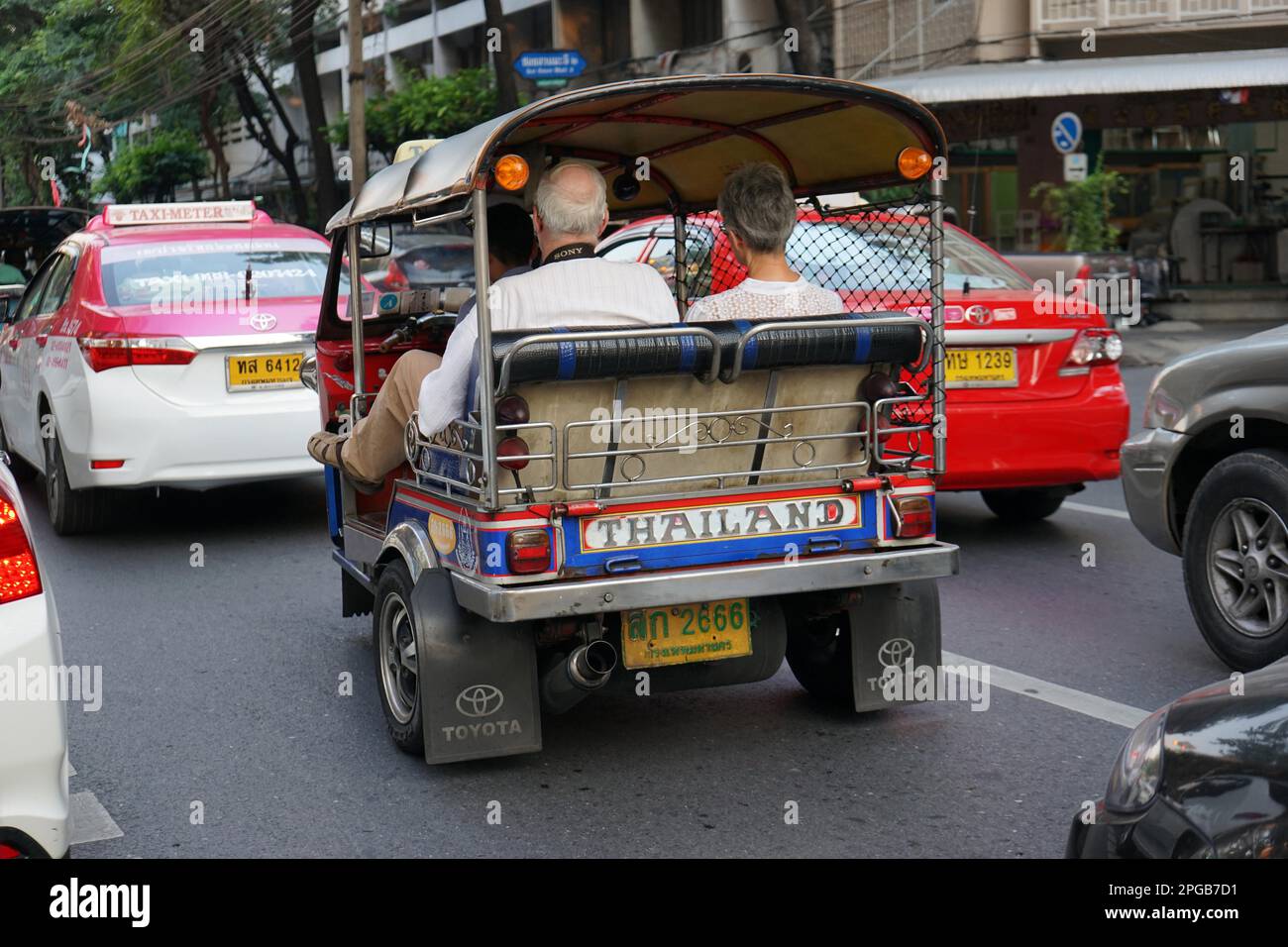 Tuk-Tuk, Motorised Rickshaw, Tuk Tuk, Bangkok, Thailand Stock Photo - Alamy