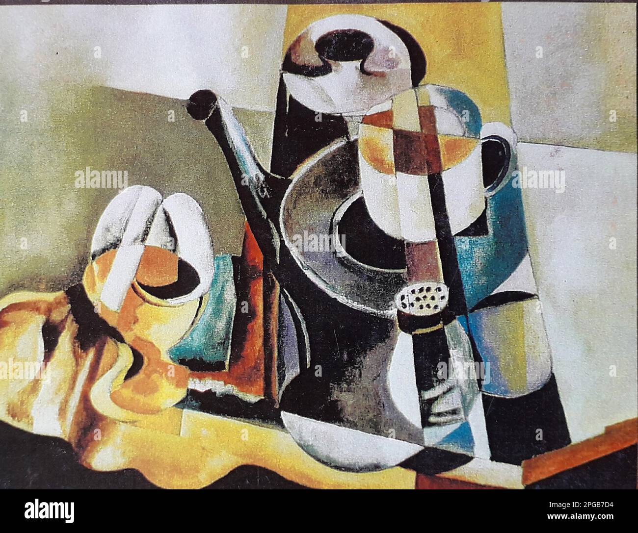 Oil Painting by Volker von Mallinckrodt in Cubist Style, Cubism ...