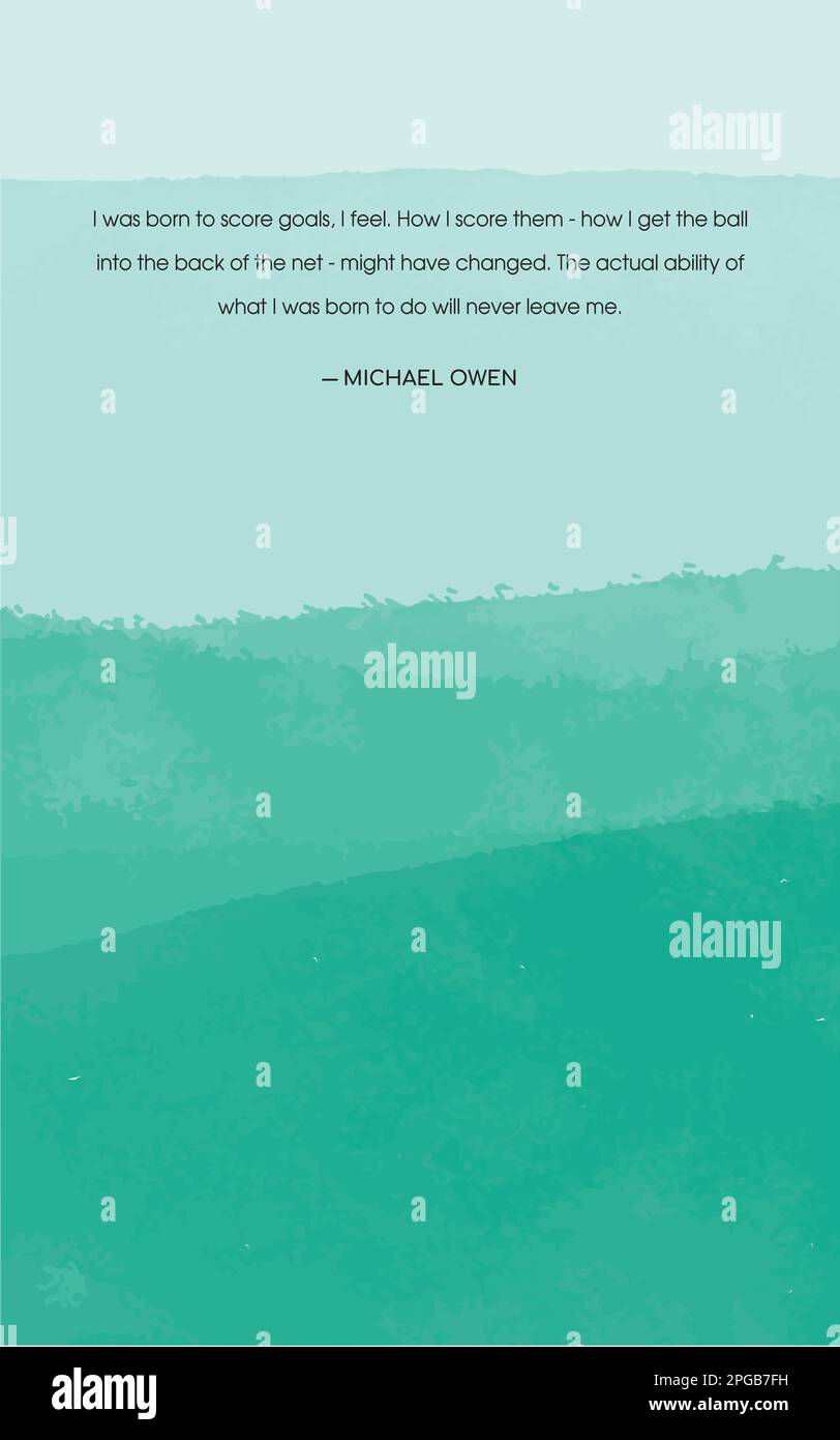 Michael owen illustration hi-res stock photography and images - Alamy