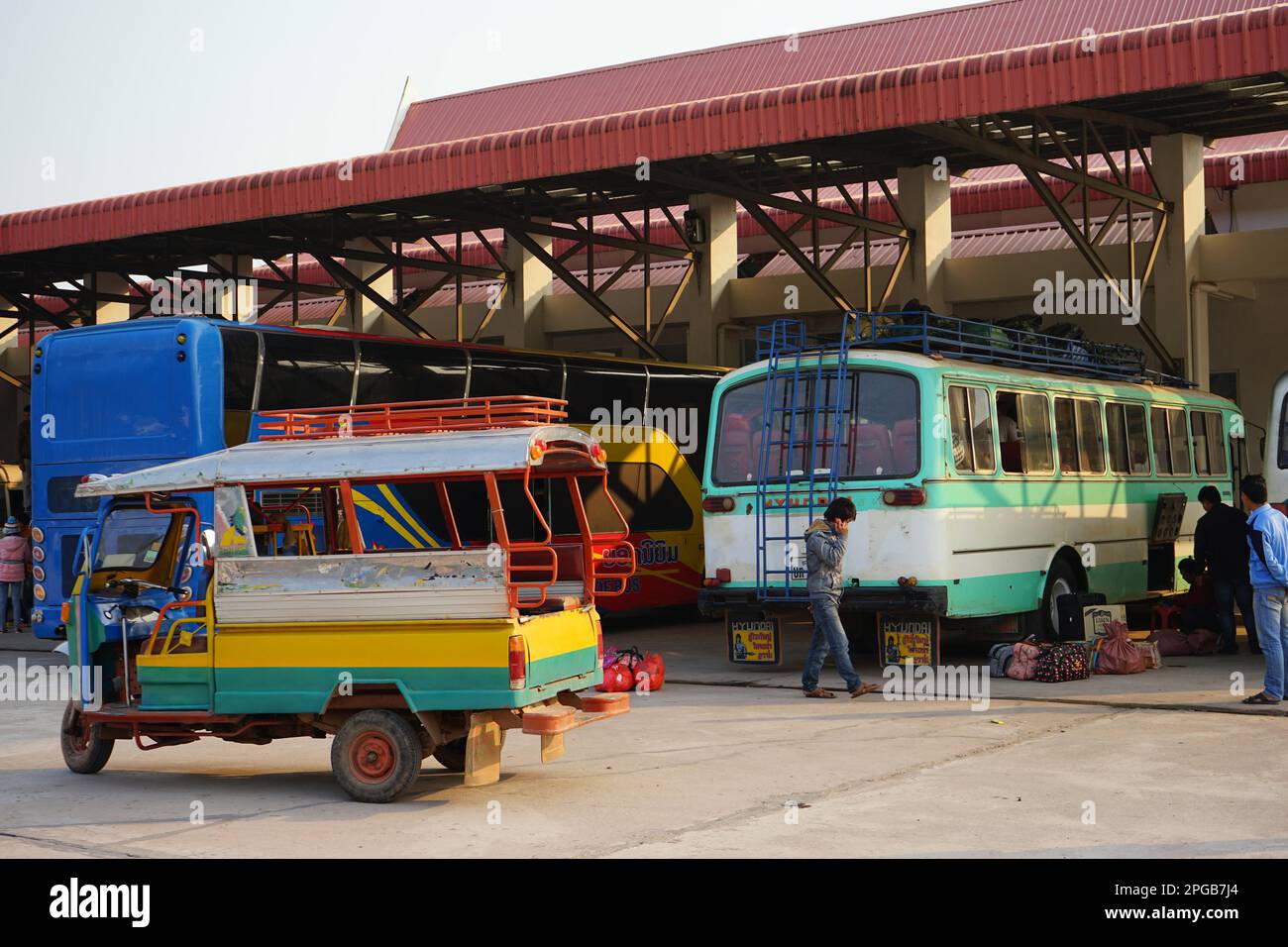 Bus Station, Muang Xay, Oudomxay, Oudomxay Province, Udomxay Province ...