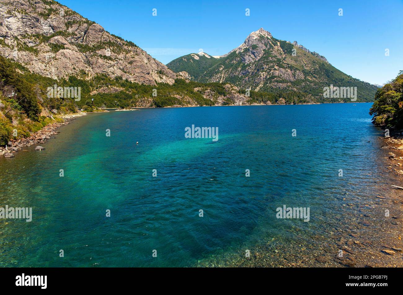 Nahuel Huapi Lake on the Chico Circuit one of the tourist attractions ...