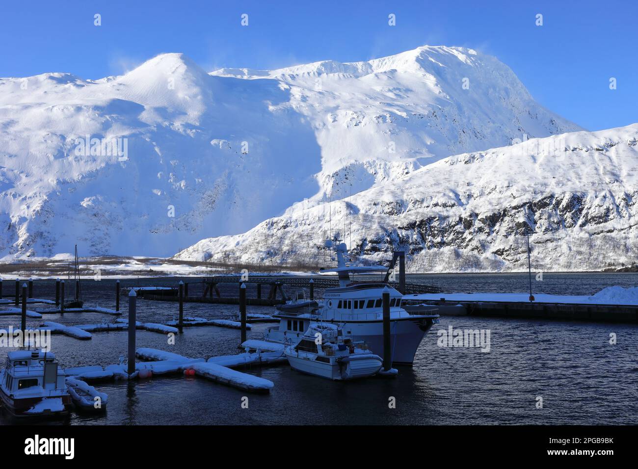 Dutch Harbor Alaska Winter Alaska Winter Port Hi Res Stock Photography
