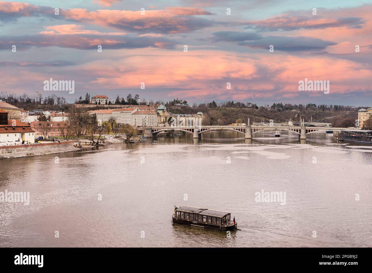 View of moldava river hi-res stock photography and images - Alamy