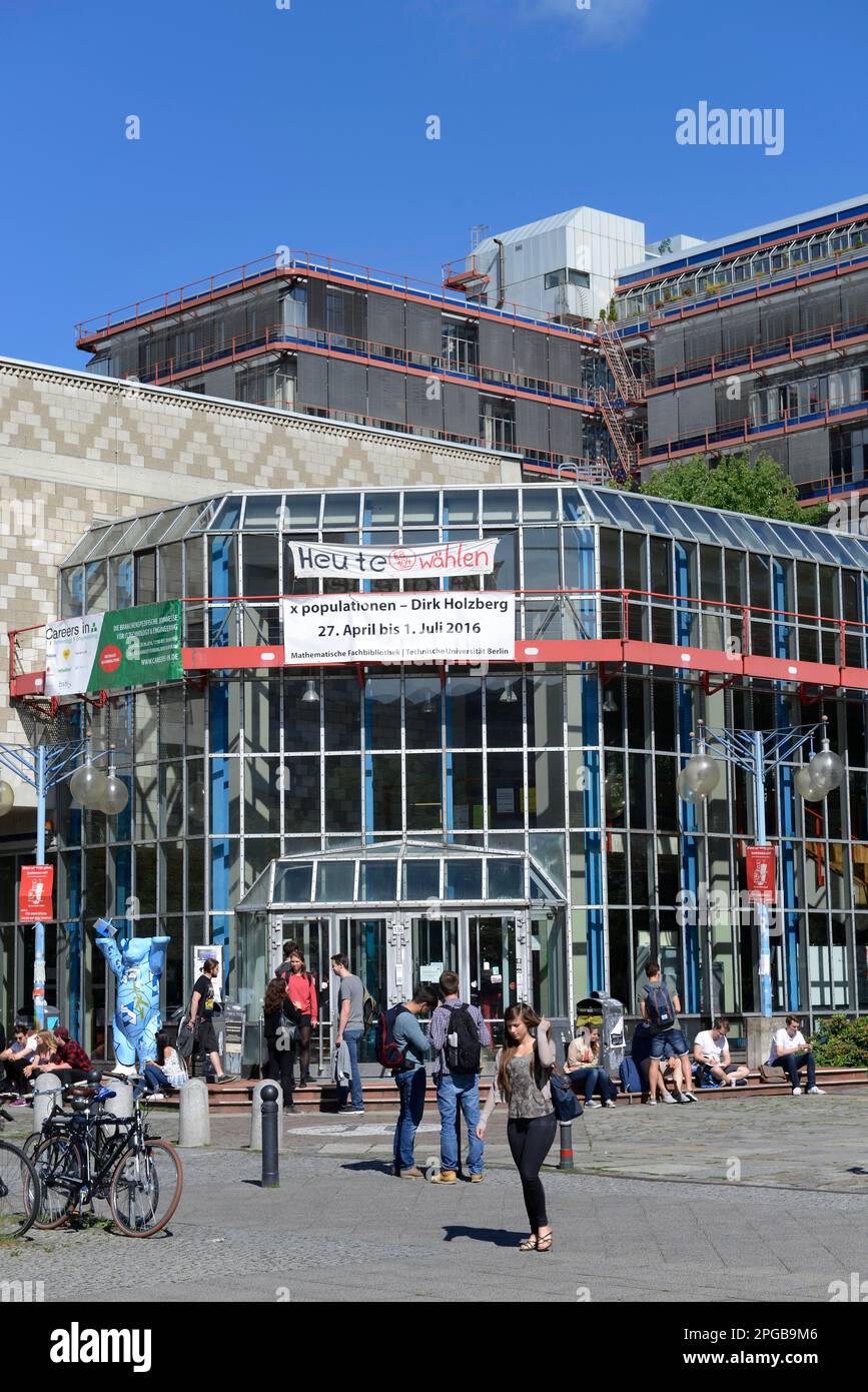 TU, Mathematics Building, Strasse des 17. Juni, Charlottenburg, Berlin ...
