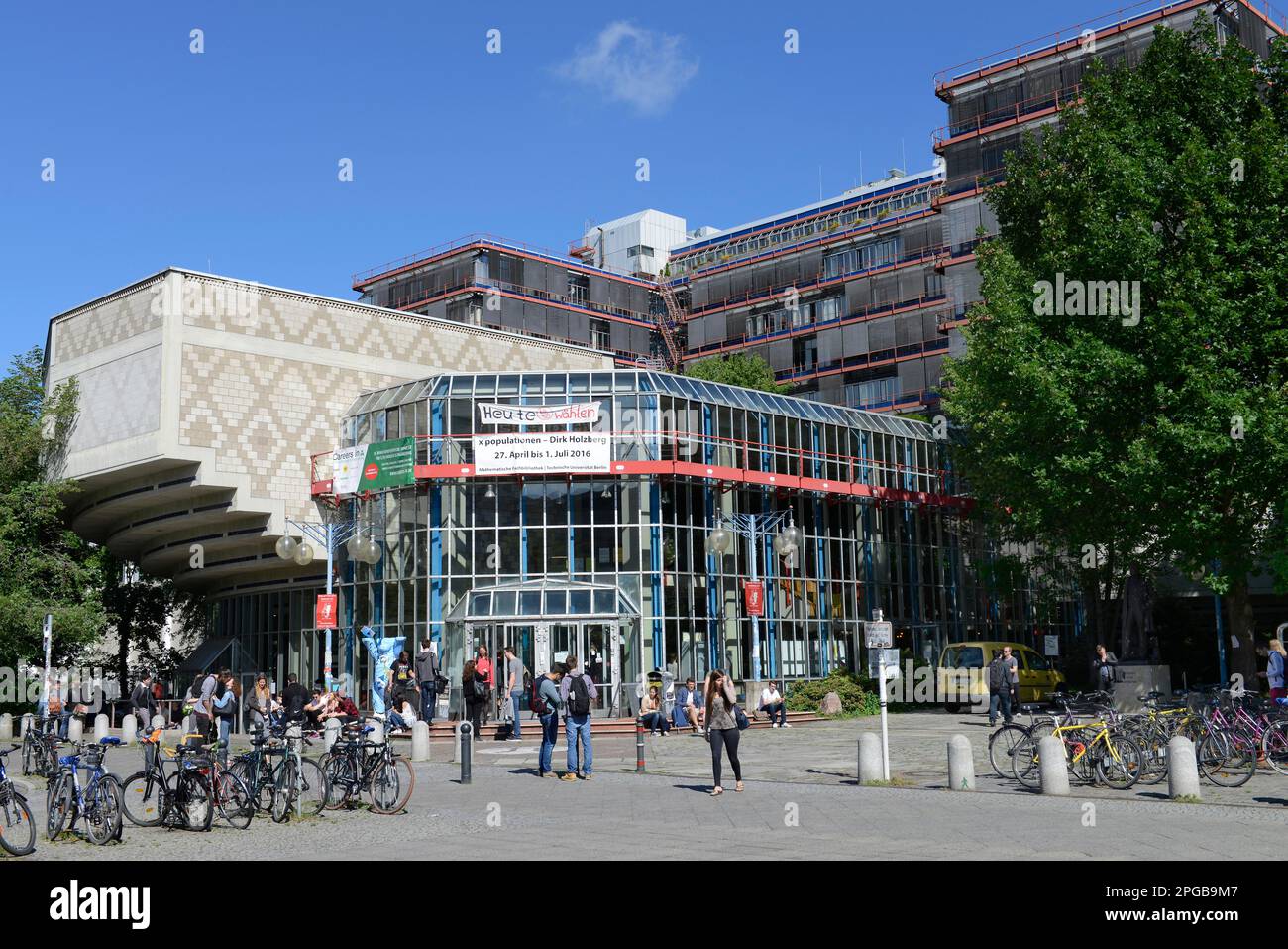 TU, Mathematics Building, Strasse des 17. Juni, Charlottenburg, Berlin ...
