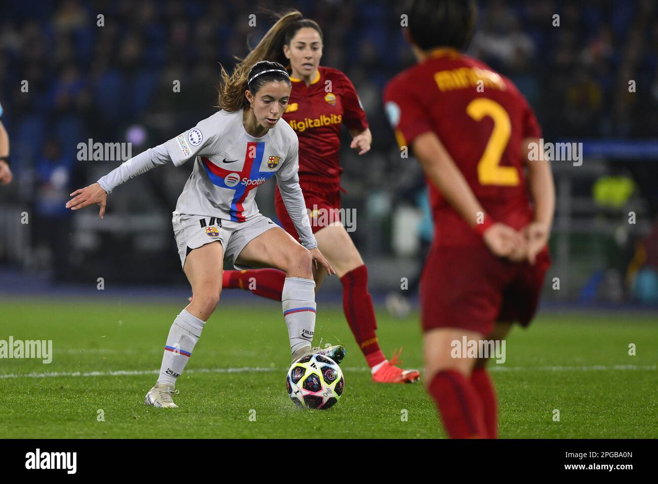 Aitana Bonmati of FC Barcelona during the Quarter-finals, 1st leg UEFA ...