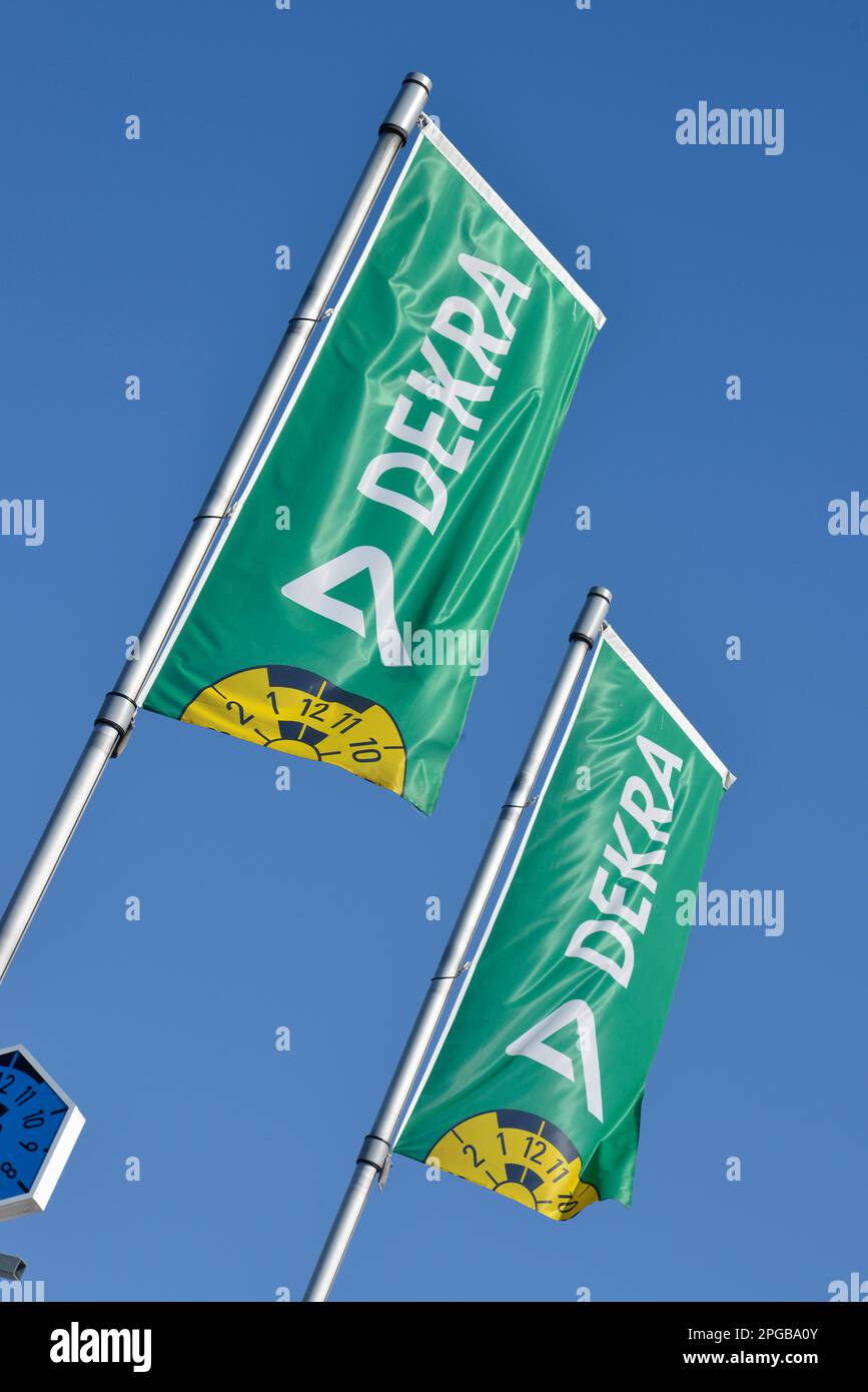Dekra, Brunsbuetteler Damm, Spandau, Berlin, Germany Stock Photo - Alamy