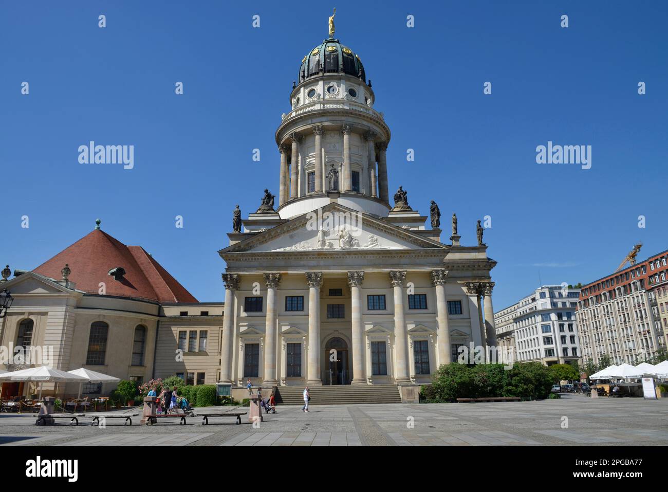 French Cathedral, Gendarmenmarkt, Mitte, Berlin, Germany Stock Photo ...