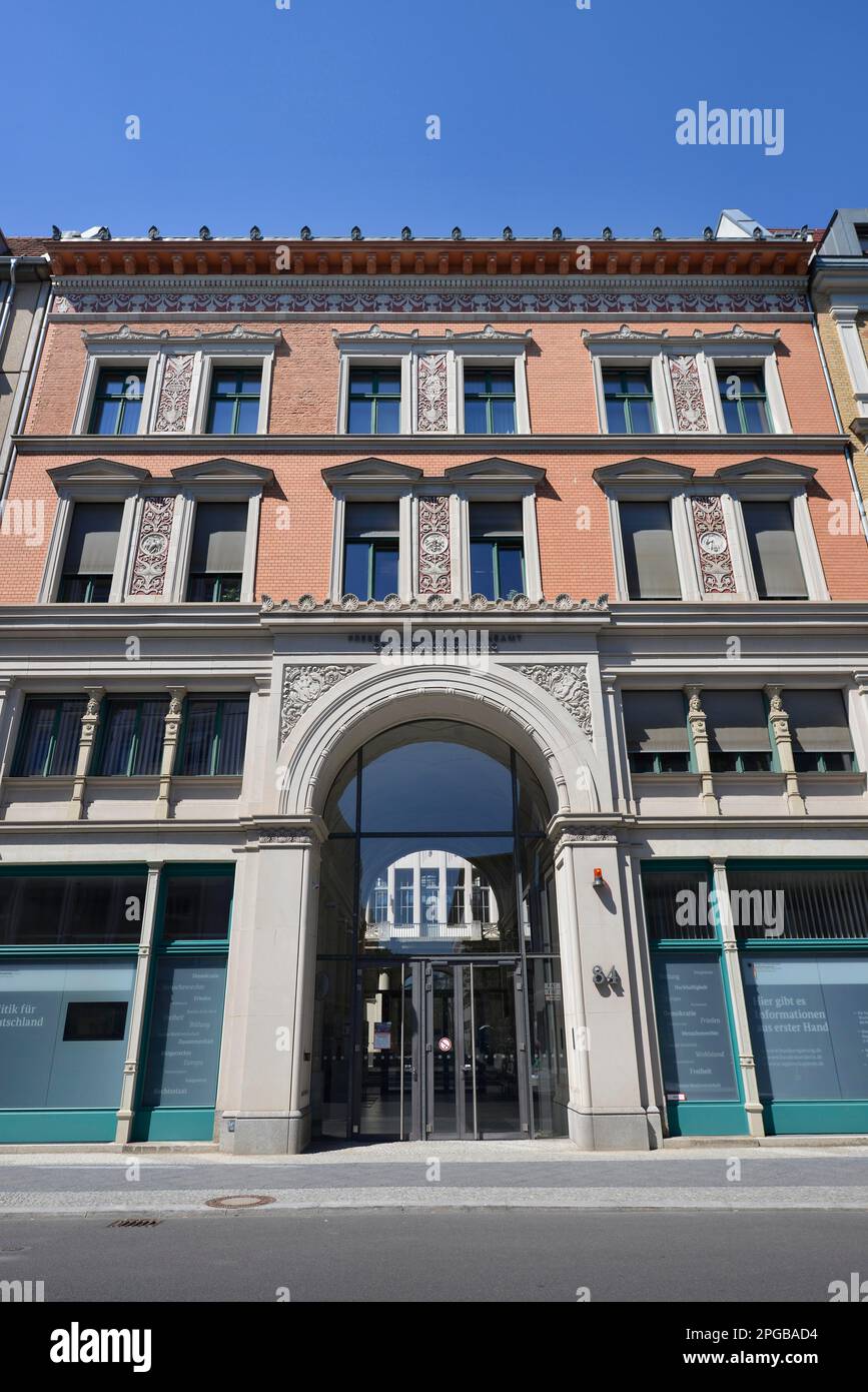 Federal Press Office, Dorotheenstrasse, Mitte, Berlin, Germany Stock ...