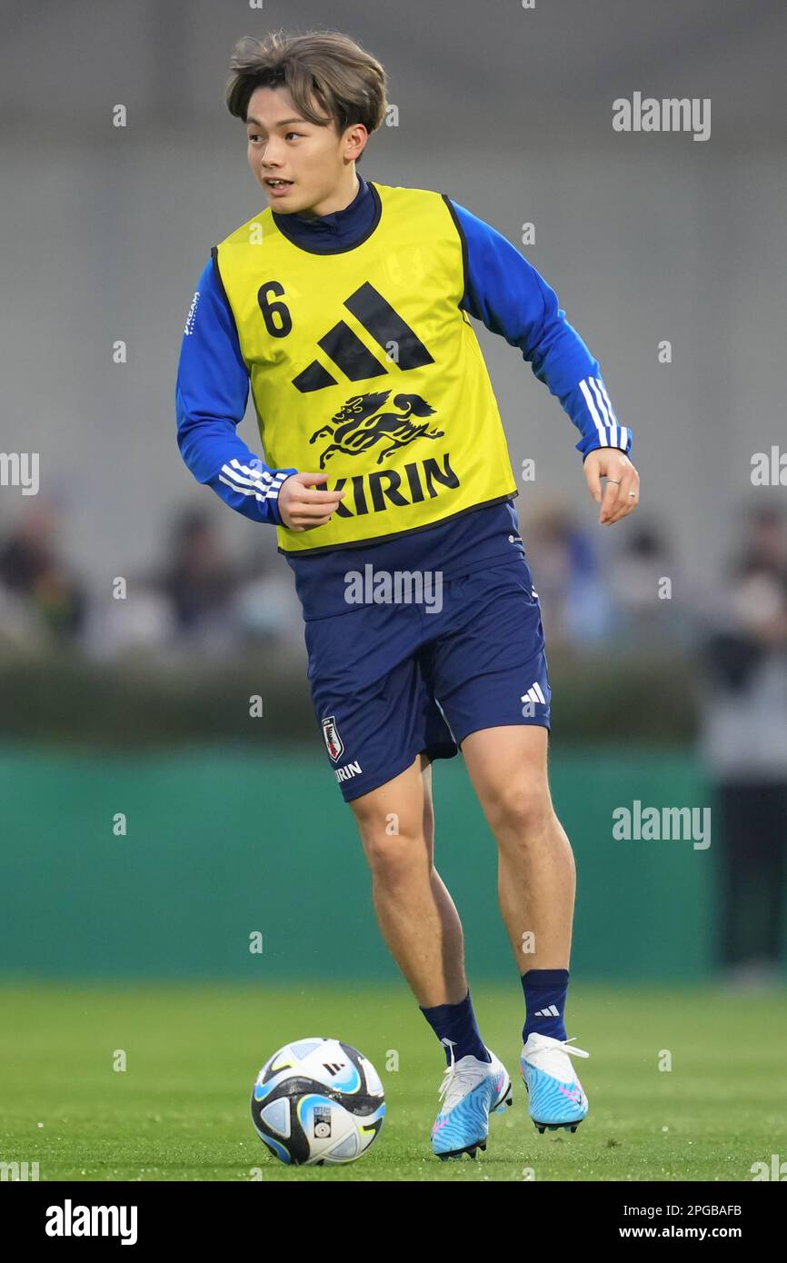 Chiba, Japan. 21st Mar, 2023. Ayase Ueda (JPN) Football/Soccer : Japan ...